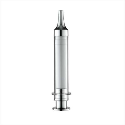 China 10ml Double Wall Eye Cream bottle Airless Pump Bottle Syringe Bottle for sale