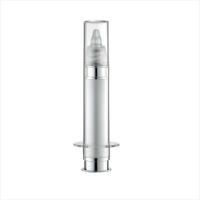 China 10ml Syringe Bottle Double Wall Eye Cream bottle Airless Pump Bottle for sale