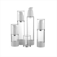 China 15ml 25ml 30ml 40ml 50ml 60ml Transparent Cosmetic Pump Bottle Airless Lotion bottle for sale