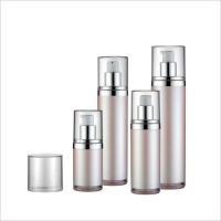 China Double Wall Airless Pump Bottle 15ml 30ml 50ml 80ml 100ml Luxury Cosmetic Lotion Dispenser for sale