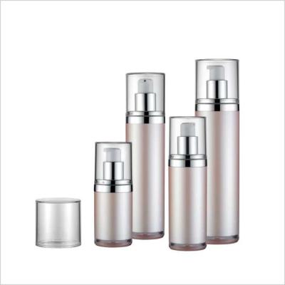 China Double Wall Airless Pump Bottle 15ml 30ml 50ml 80ml 100ml Luxury Cosmetic Lotion Dispenser for sale
