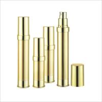 China Plastic Airless Bottle 6ml to 35ml with Big Collar Cosmetic Lotion Dispenser for sale