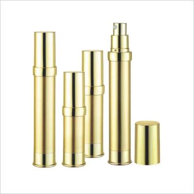 China Plastic Airless Bottle 6ml to 35ml with Big Collar Cosmetic Lotion Dispenser for sale