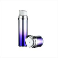 China Double Wall Airless Pump Bottle 50ml 80ml 120ml Luxury Cosmetic Lotion Dispenser for sale