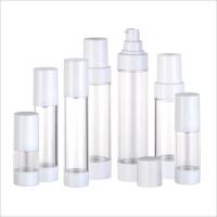 China 80ml 120ml Airless Pump Bottle with Collar Base - 41mm Diameter Rotary Dispensing Container for sale
