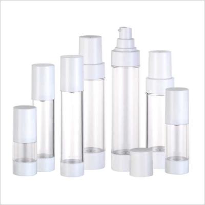 China 80ml 120ml Airless Pump Bottle with Collar Base - 41mm Diameter Rotary Dispensing Container for sale