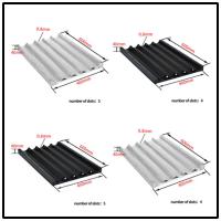 China 600*400mm Aluminium Baguette Baking Molds Double-sided Non-stick Coating for Easy Release for sale
