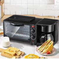 China 9L Electric Oven Coffee Machine Frying Pan-Three-in-One Breakfast Kitchen Appliance for sale