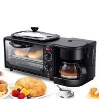 China Return Refunds 1250W 3-in-1 Oven Coffee Machine Frying Pan Convenient Breakfast Maker for sale