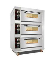 China Stainless Steel Tempered Glass Electric Baking Bakery Oven For Commercial Household for sale
