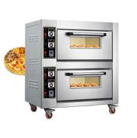 China Stainless Steel Tempered Glass Electric Baking Bakery Oven For Commercial Household for sale
