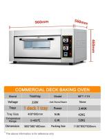 China Customized Baking Equipment Gas Oven with High Combustion Efficiency Stainless Steel for sale