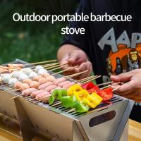 China Outdoor Portable Barbecue Stove Camping BBQ Oven Suitable Grill for sale