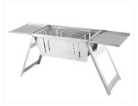 China Foldable Legs Portable BBQ Grill With Thermometer And Oxygen Depletion Safety Device for sale