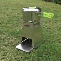 China Customizable Foldable Stainless Steel Campfire BBQ Grill Stove for Family Gatherings for sale