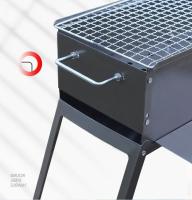 China Customizable Foldable Stainless Steel Campfire BBQ Grill Stove for Family Gatherings for sale