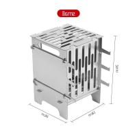 China Stainless Steel Campfire BBQ Grill With Flame Safety Customization Capabilities for sale