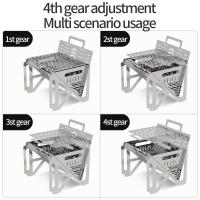 China CE Certified Folding Overheating Protection Campfire Barbecue Grill For Road Trips for sale
