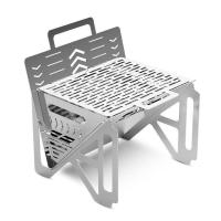 China Custom Metal Stainless Steel Campfire Barbecue Stove BBQ Finishing Not Coated 54*21*23cm for sale