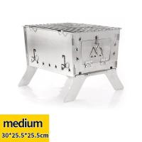 China Food Grade Stainless Steel Portable Camping BBQ Barbecue Stove CE Certified Charcoal Grill for sale