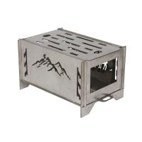 China Customized Request Food Grade Non-Stick Stainless Steel Foldable Camping Grill Stove for sale