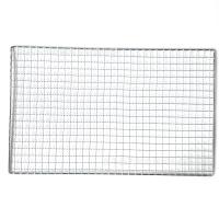 China Customized Square Hole Meat Vegetable Grill Net Wire Mesh BBQ Various Size Barbecue Net for sale