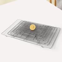 China Customization Food Grade Stainless Steel Wire Mesh Baking Net Square BBQ Barbecue Net for sale