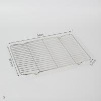 China 34x23.5x1.7cm Durable Stainless Steel Wire Mesh Rack For Baking Ingredients for sale