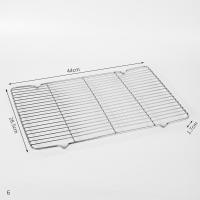 China Customized Non - Stick Stainless Steel Baking Net Mesh Pan Tray Rack For Custom Baking for sale