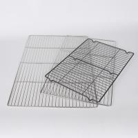 China Long - Lasting Mesh Stainless Steel Baking Rack For BBQ Bakery Barbecue Net Pan Tray for sale