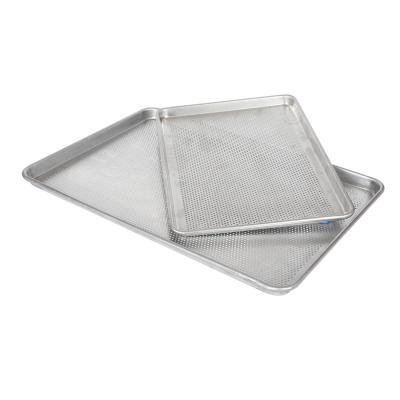 China Customized Nonstick Perforated Baking Sheet For Even Heat Bakery Tray Plate Production for sale