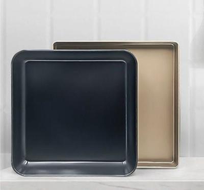China Customization Durable Non Stick Cake Mold Square Non Stick Baking Pan Set For Oven Baking for sale