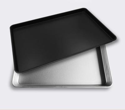 China Aluminum Non - Stick Plated Baking Oven Tray For Baking With Large Inventory for sale