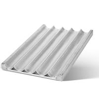 China Non Stick Bread French Baguette Oven Bakery Tray Baking Pan Mould 4-10 Rows for Baking for sale