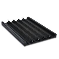 China 5 - 10 Rows Baguette Mould For Non Stick Coating Baking Tray In French Baguette Bakery for sale