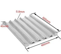 China Aluminum Alloy French Bread Baking Tray Qty Of Rows 5 - 10 Customized for sale