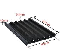 China Aluminum Alloy French Bread Baking Tray Qty Of Rows 5 - 10 Customized for sale
