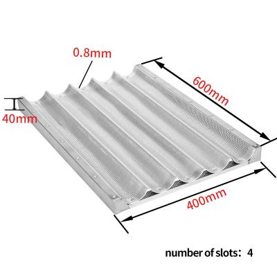 China French baguette Bread Mold French Bread Baking Pan Tray customizable for sale
