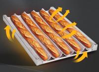 China 5-10 Rows Professional French Bread Baking Tray For Commercial Bakery Customization for sale