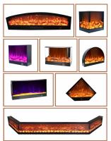 China Safe Heating Electric Fireplace With Overheating Protection And Modern Remote Control for sale