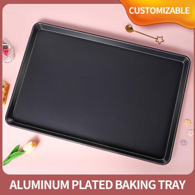 China Commercial Bread Baking Equipment  Non - Stick Aluminized Steel Roasting oven Pan for sale