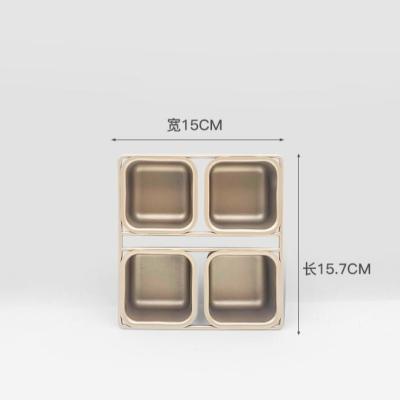 China Aluminium Square Cup Non-stick Carbon Steel Doughnut Ring Cake Baking Mould for sale