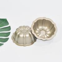 China 4 Inch Mini Pumpkin Cup Mold Plum Blossom Cup Mold Non-Stick Cake Baking Mold for sale
