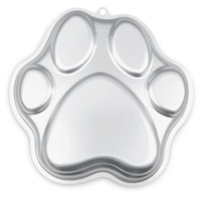 China DIY Household Bear Paw Cartoon Aluminum Alloy Baking Cake Mold for sale