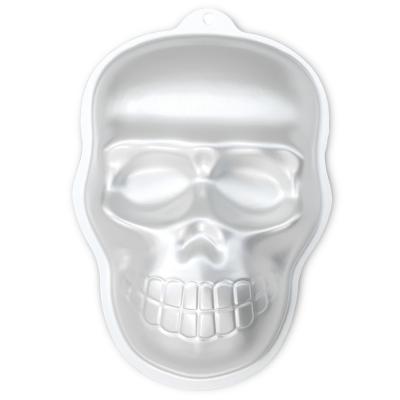 China Halloween Household DIY Ghost Skull Aluminum Alloy Baking Cake Mold for sale