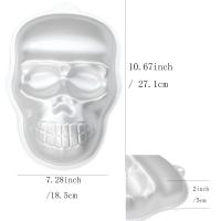 China Halloween Household DIY Ghost Skull Aluminum Alloy Baking Cake Mold for sale
