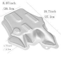 China Halloween Household DIY Haunted House Aluminum Alloy Baking Cake Mold for sale