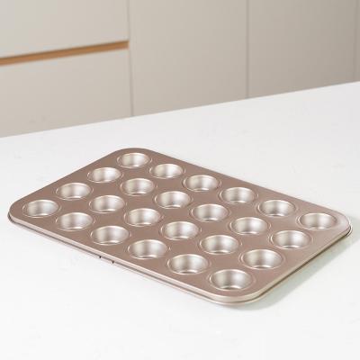 China Non - Stick 38x26x2cm Carbon Steel Muffin Cake Cupcake Baking Pan for sale