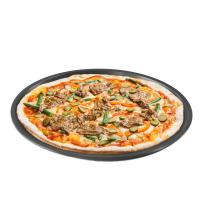 China 13.7 Inch Non-Stick Thickened Round Thin-Bottomed Pizza Baking Pan for sale