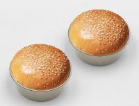 China Non-Stick Carbon Steel Hamburger Patty 4-Inch Bread Mold for sale